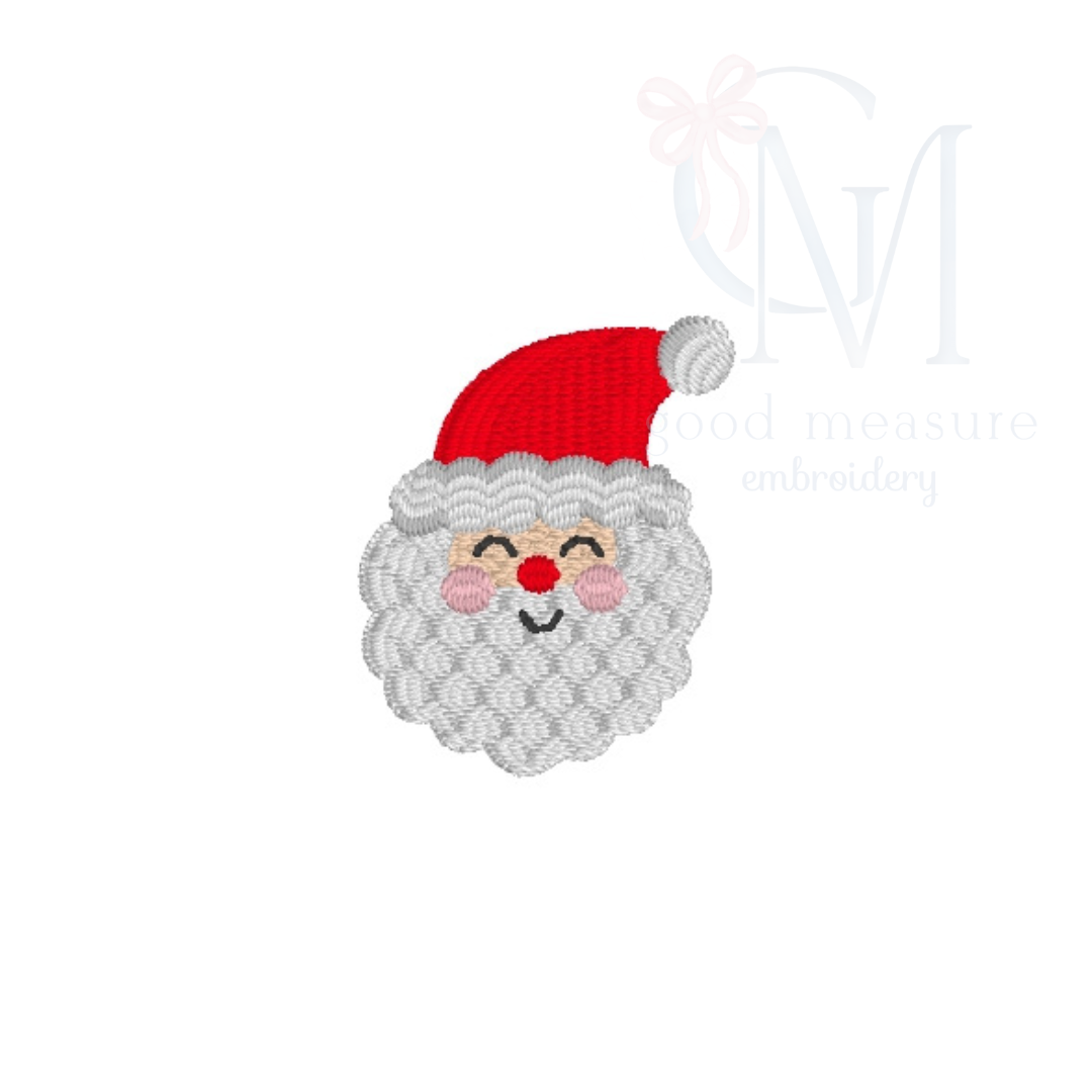 Vintage Mini Fill Santa Embroidery Design – Good Measure Embroidery
