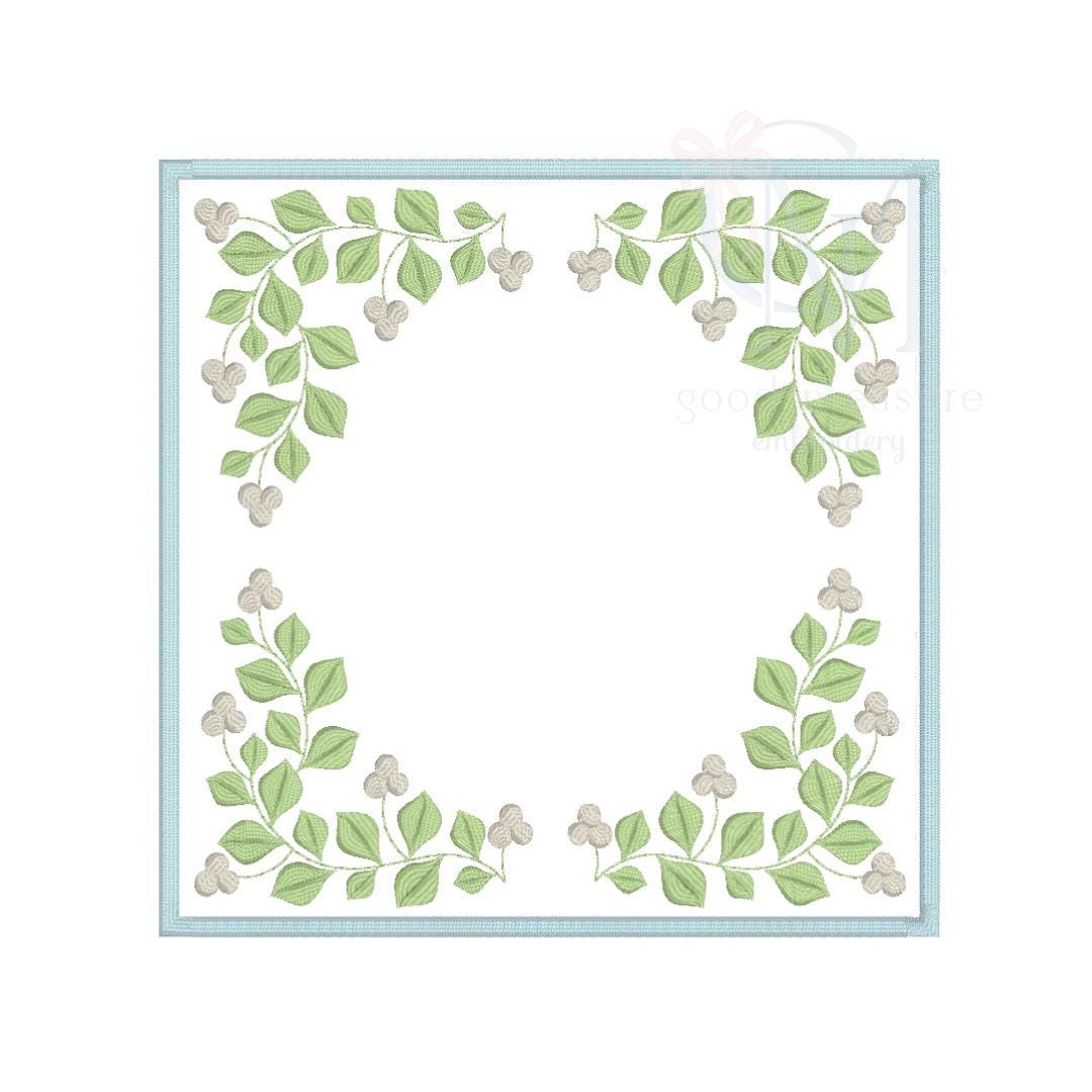 Ivy Square Monogram Frame Embroidery Design – Good Measure Embroidery